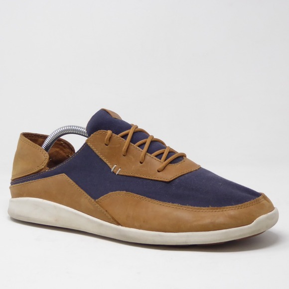 OluKai | Shoes | Olukai Kihi Mens Us 5 Leather Textile Lace Up Shoes ...